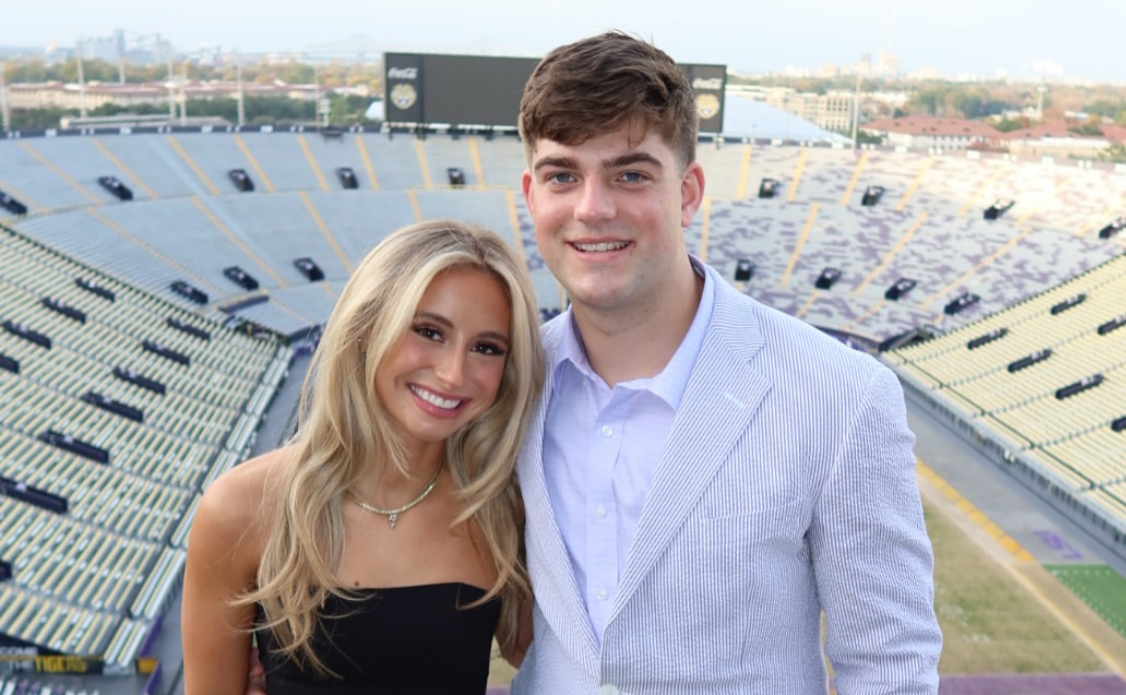 Football World Reacts as LSU QB Garrett Nussmeier’s GF Ella Springfield Shares Cute 2-Word ...